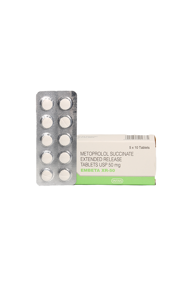 Embeta XR Metoprolol 50mg Tab 10's - LifePlus