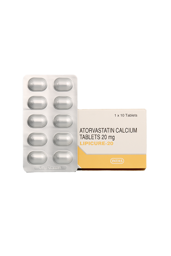 Lipicure Atorvastatin 20mg Tab 10's - LifePlus