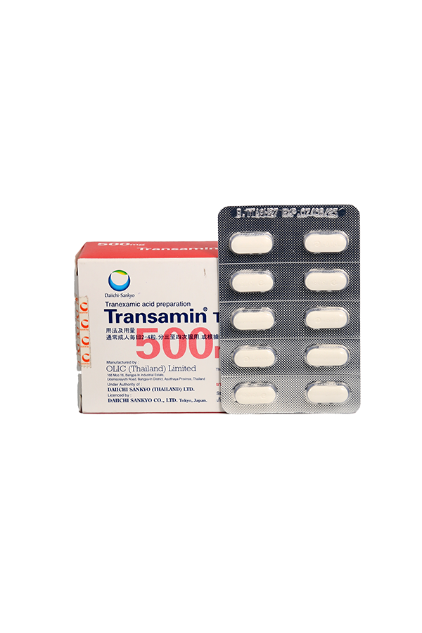 Transamin Tranexamic Acid 500mg 10's - LifePlus
