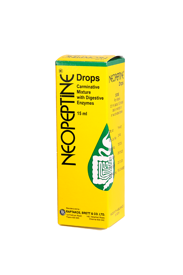 Neopeptine Digestive Enzyme+Anti Flatulent Liquid Drops 15ml - LifePlus