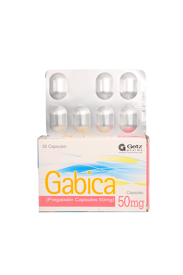 Getz Gabica Pregabalin 50mg Cap 7's - LifePlus