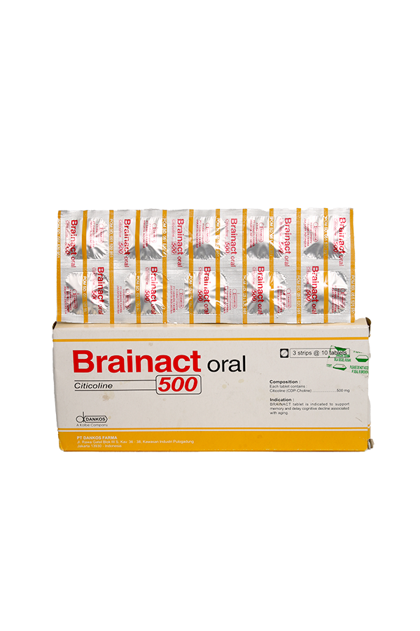Brainact 500mg Tab 10's - LifePlus