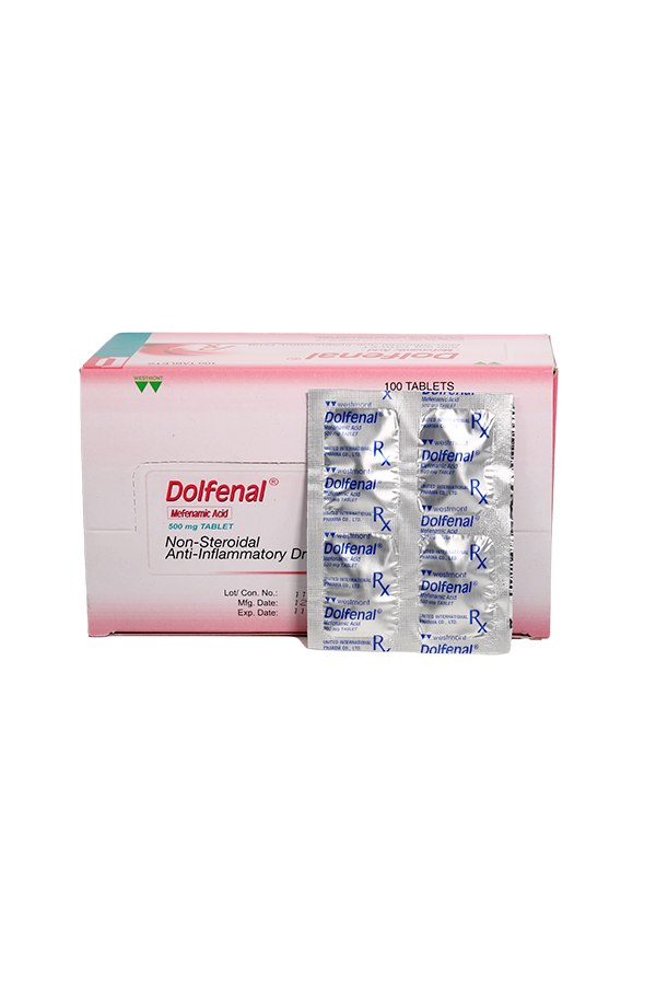 Dolfenal Mefenamic 500mg Tab 4's - LifePlus Pharmacy