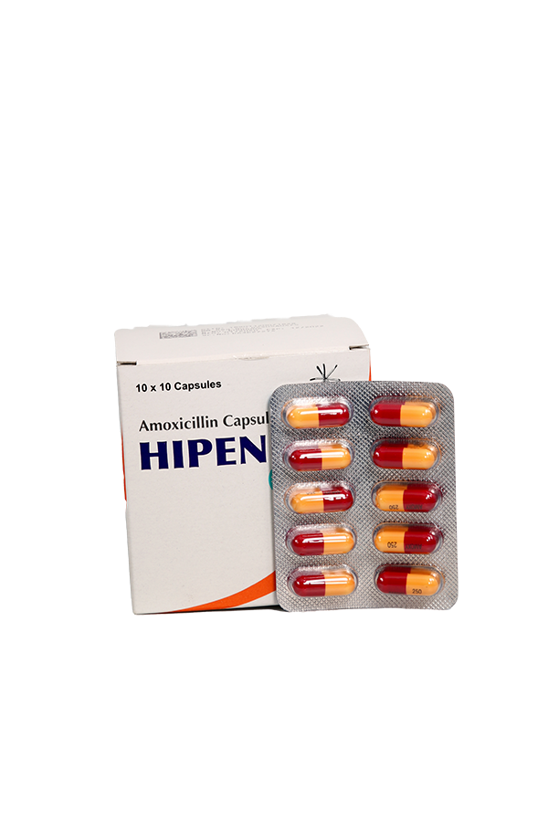 Hipen Amoxicillin 250mg Tab 10's - LifePlus