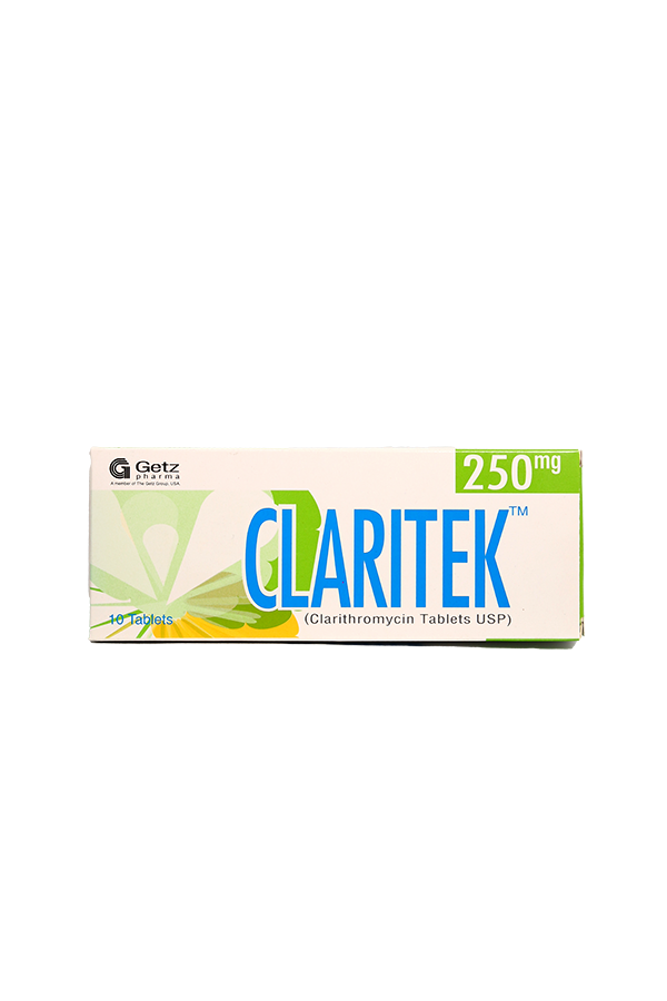 Getz Claritek Clarithromycin 250mg Tab 10's - LifePlus