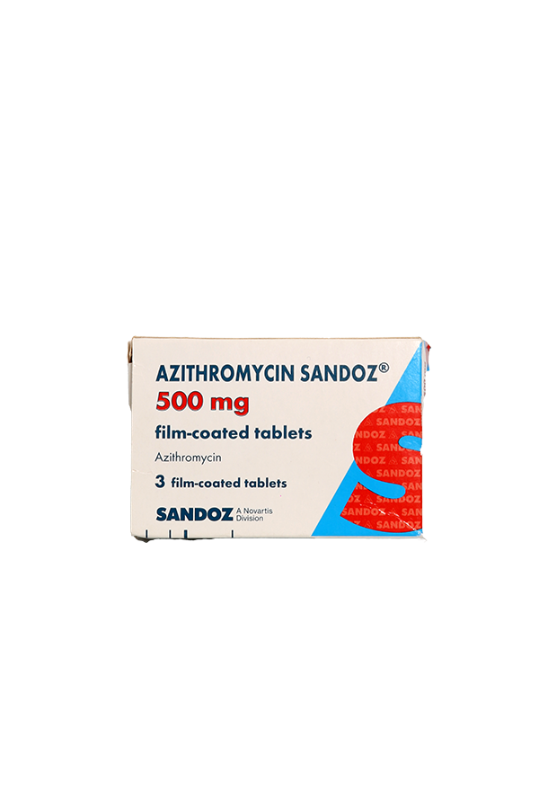 Sandoz Azithromycin 500mg Tab 3's - LifePlus