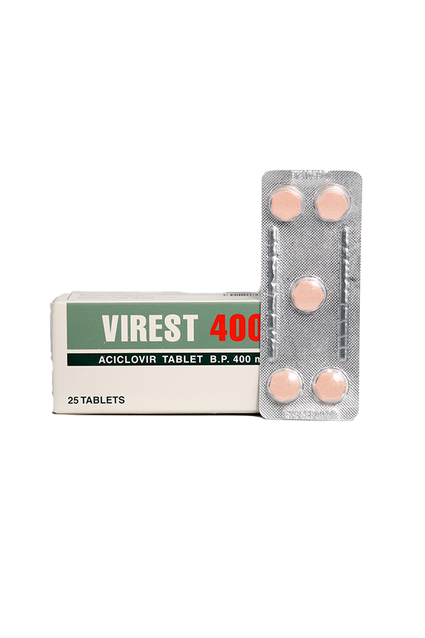 Hovid Virest Acyclovir 400mg Tab 5's - LifePlus