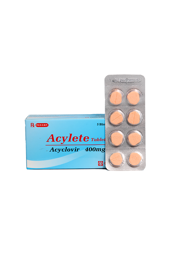 Acylete Acyclovir 400mg/gm Tab 8's - LifePlus