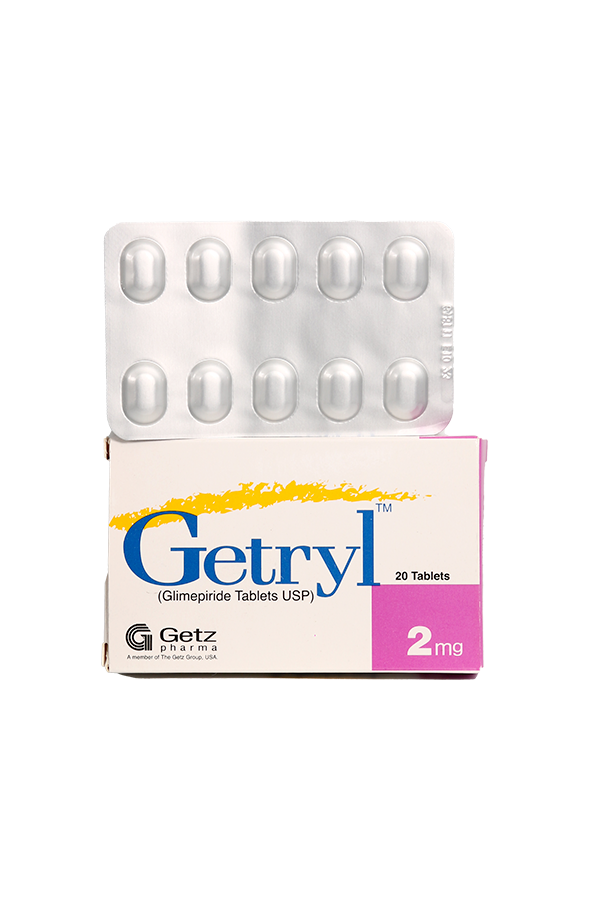 Getz Getryl Glimepride 2mg Tab 10's - LifePlus Pharmacy