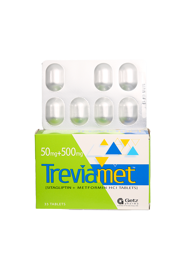 Getz Treviamet 50/500mg Tab 7's - LifePlus