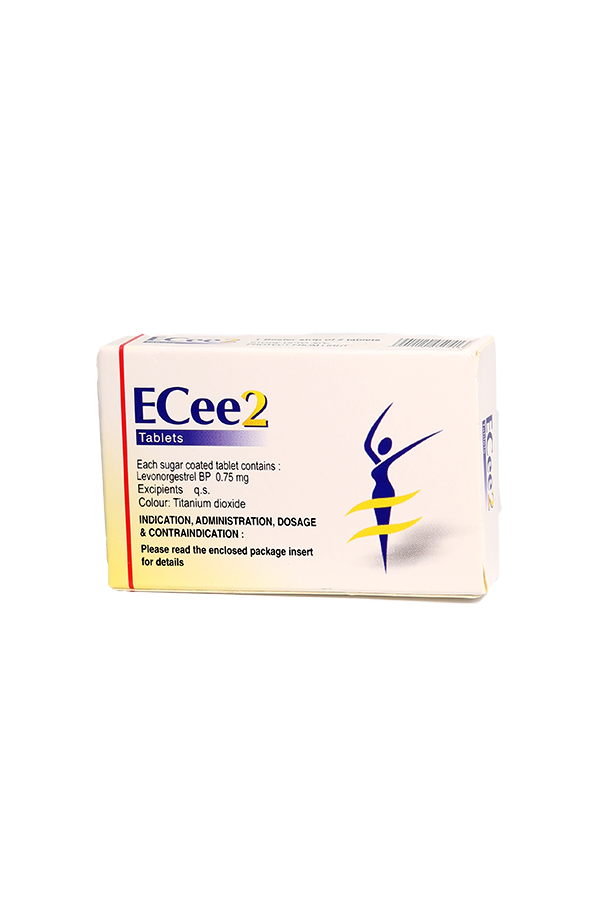 ECee2 Levonogesterl 0.75mg Tab 2's - LifePlus