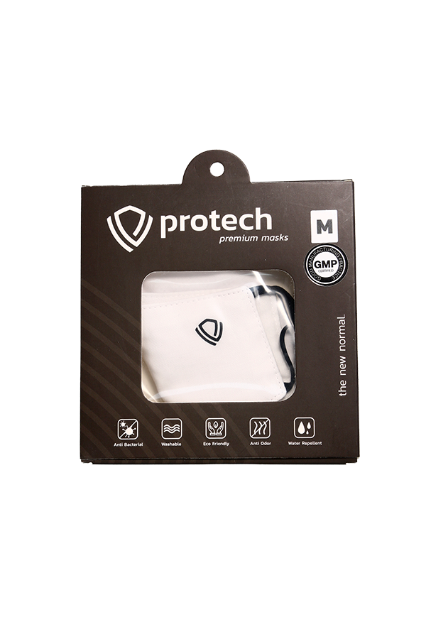 Protech Premium Mask White (M) - LifePlus
