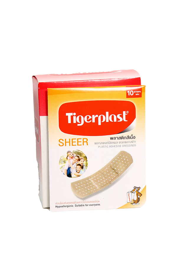 Tigerplast Sheer Plaster 10's - LifePlus