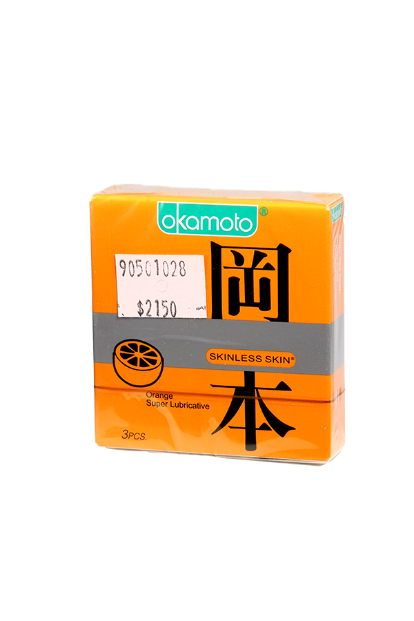 Okamoto Condom Orange Super Lubricative 3's - LifePlus Pharmacy