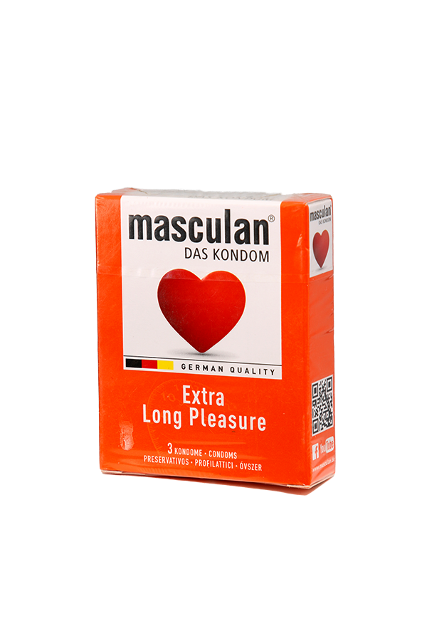 Masculan Extra Long Pleasure 3's - LifePlus