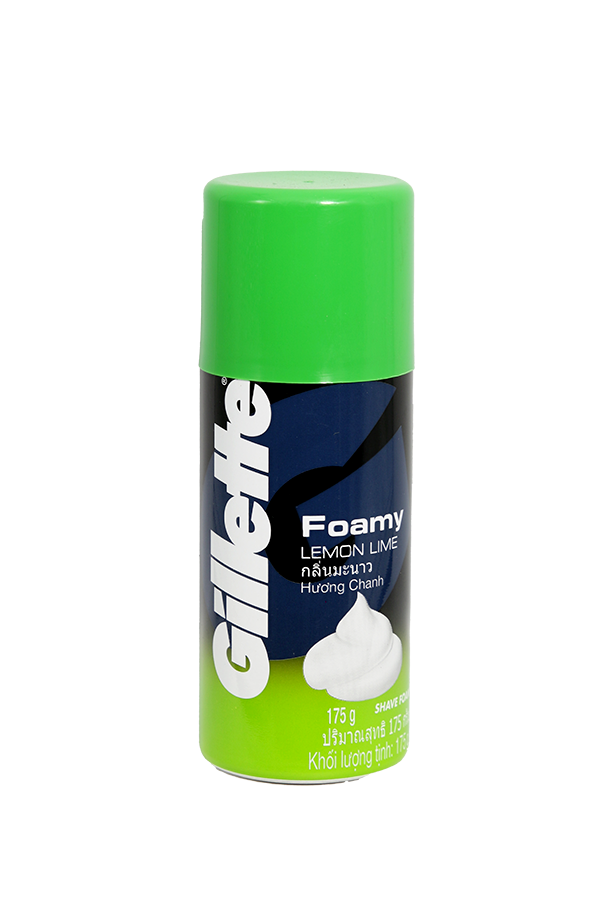 Gillette Shaving Foamy Lemon Lime 175g - LifePlus