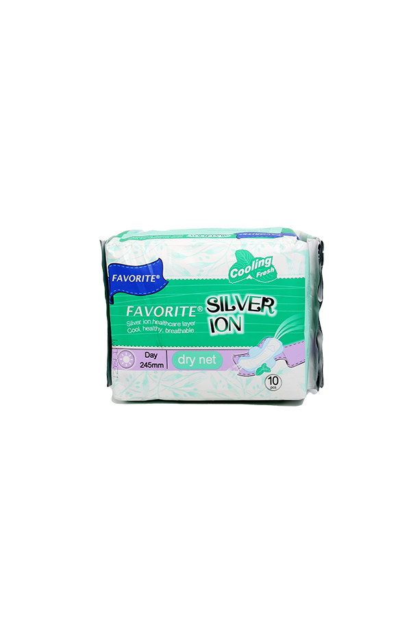 Favorite Sanitary Silver Ion Day Wing Dry Net 245mm 10's - LifePlus
