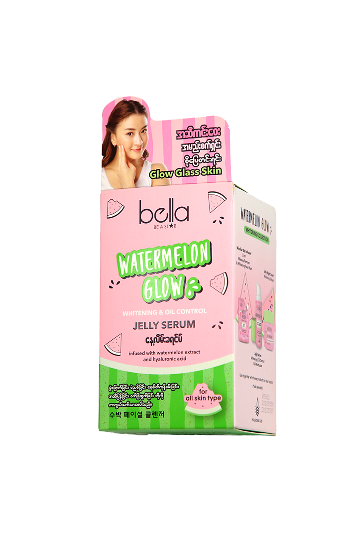Bella Watermelon Glow Whitening & Oil Control Jelly Day Serum 30ml ...