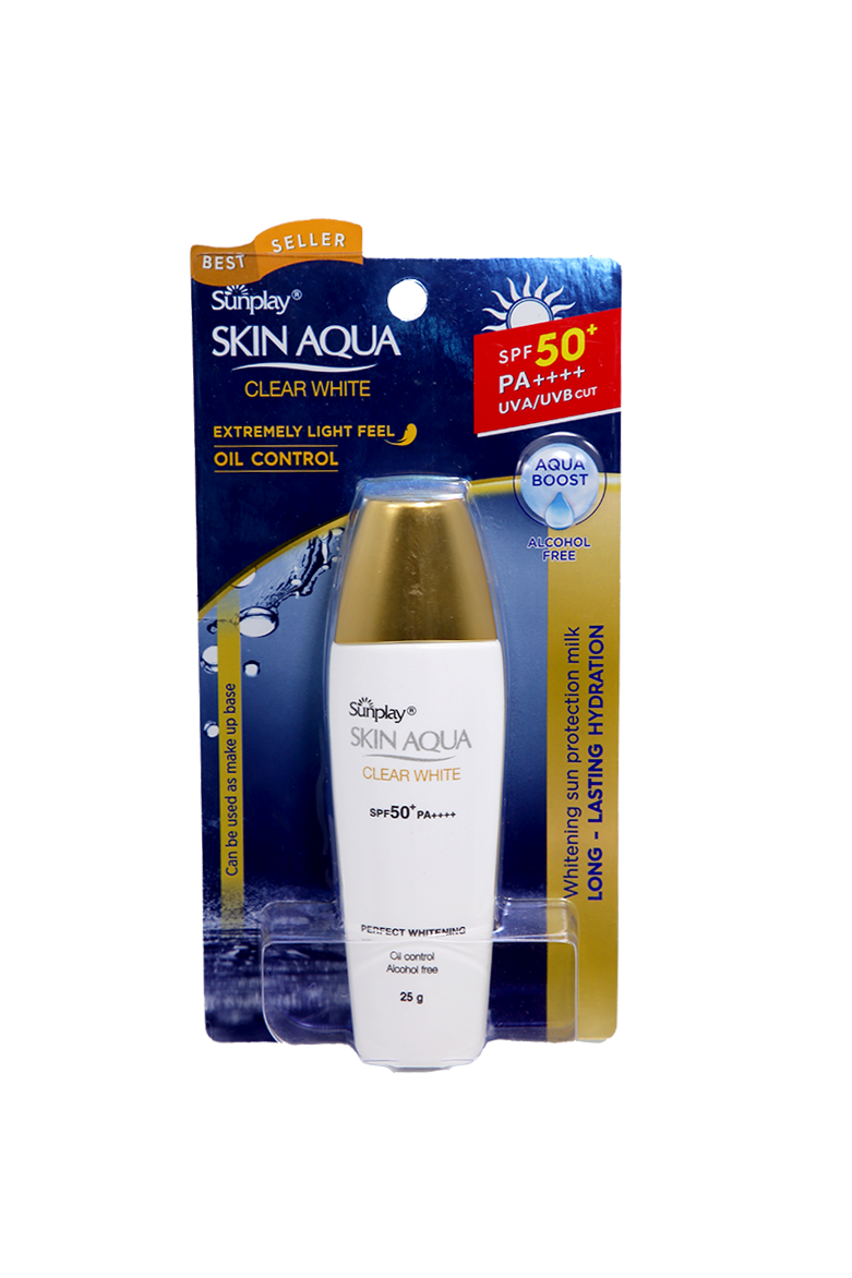 Sunplay Skin Aqua Clear White Oil Control Sunscreen SPF50PA #ROH-S041492 25g - LifePlus