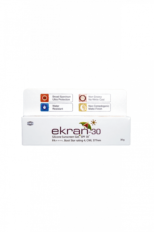Ekran Silicone Sunscreen Gel SPF 30+ 30g - LifePlus