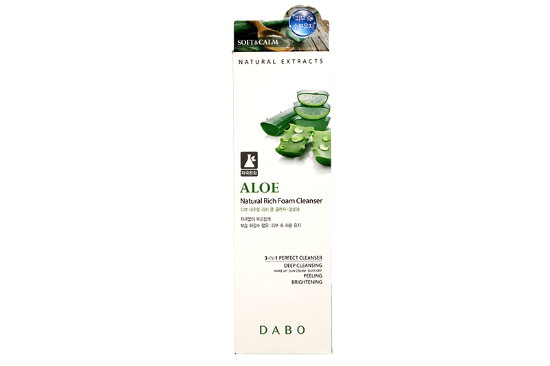 Dabo Facial Cleanser Aloe Natural Rich 180ml - LifePlus