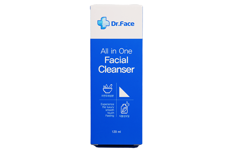 Dr.Face Facial Cleanser All In One #Blue 120ml - LifePlus