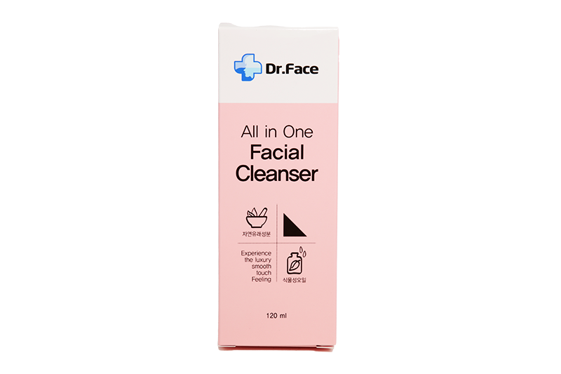 Dr.Face Facial Cleanser All In One #Pink 120ml - LifePlus