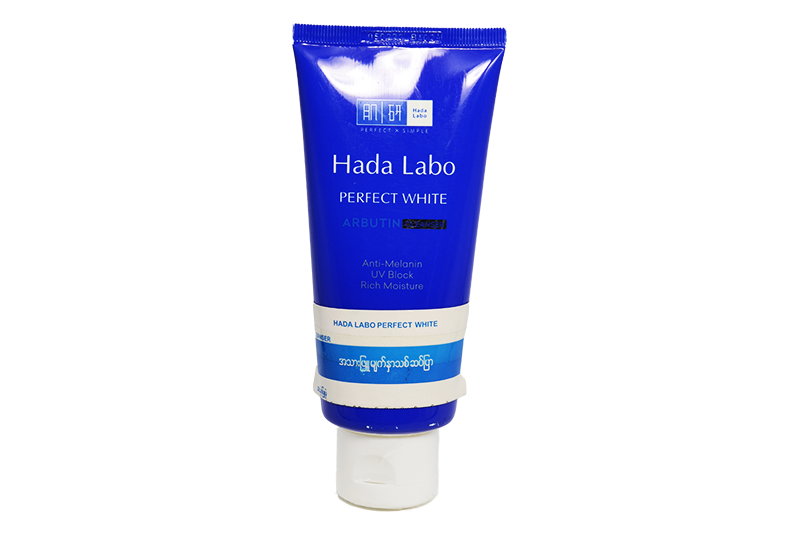 Hada Labo Facial Cleanser Perfect White Arbutin 80g - LifePlus