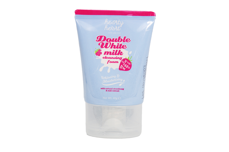 Hearty Heart Facial Cleanser Double White Milk 40g - LifePlus