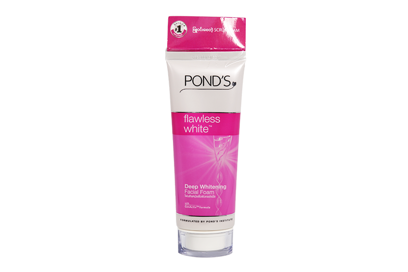 Pond's Facial Cleanser Flawless White Deep Whitening 100g - LifePlus