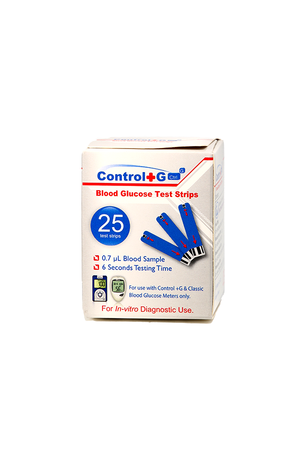 Control+G 25 Test Strips - LifePlus