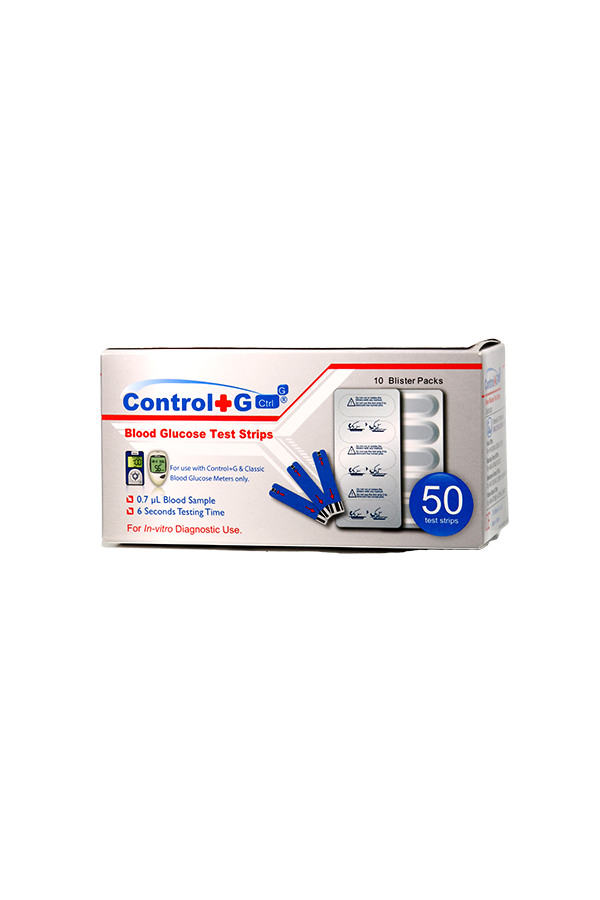 Control+G 50 Test Strips - LifePlus