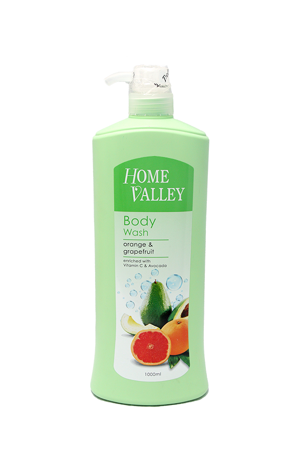 Home Valley Body Wash Orange & Grapefruit 1000ml - LifePlus