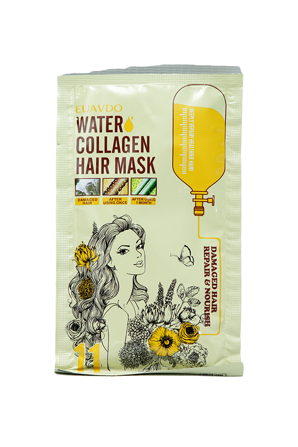 Euavdo Water Collagen Hair Mask Damage Hair Repair & Nourish 30ml ...