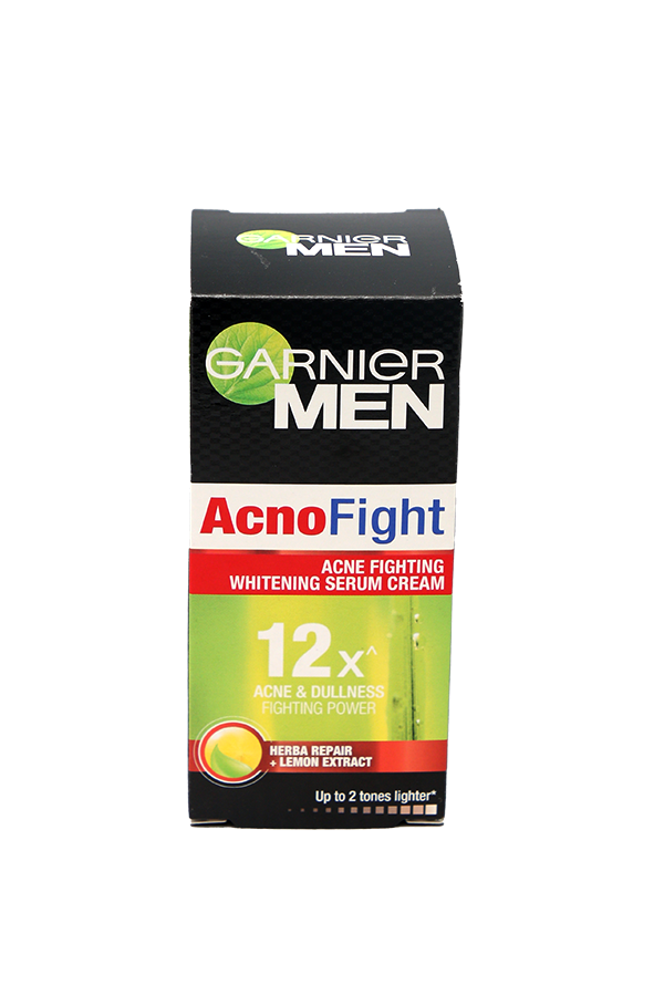Garnier Men Acno Fight Acne Fighting Whitening Serum Cream #LTL-G018251 ...