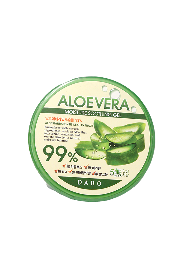 Dabo Facial Gel 99% Aloevera Moisture Soothing 300ml - LifePlus Pharmacy