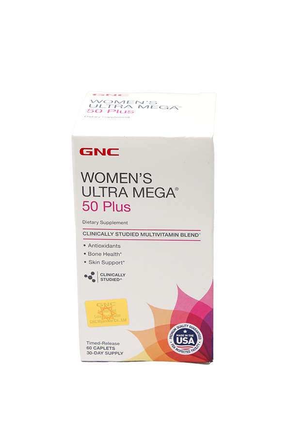GNC Women's Ultra Mega 50 Plus Cap 60's - LifePlus