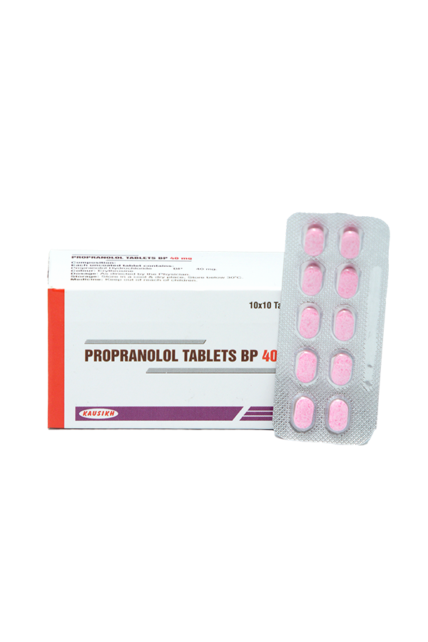Propranolol 40mg Tab 10's - LifePlus