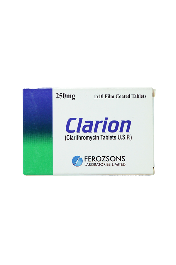 Calrion Calrithromycin 250mg Tab 10's - LifePlus