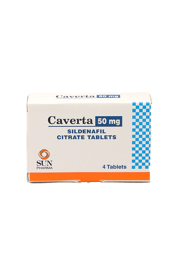 Caverta 50mg Tab 4's - LifePlus