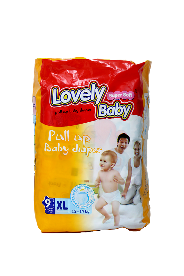 Lovely Baby Diaper Pull Up XL / 12-17kg 9's - LifePlus