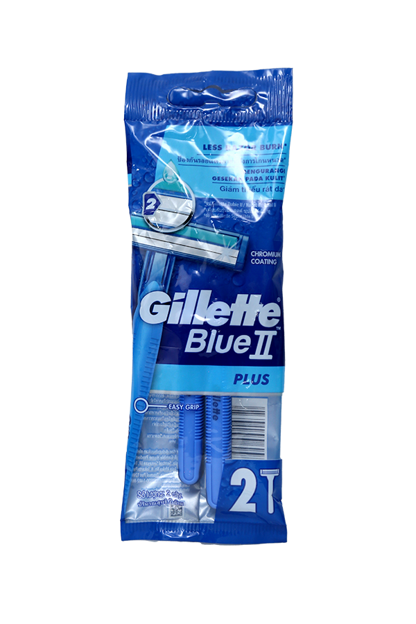 Gillette Razor Blue II Plus Dis 2's - LifePlus Pharmacy