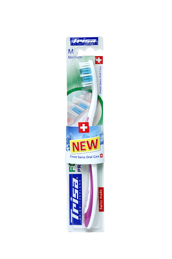 Trisa Focus Pro Clean Medium Toothbrush - LifePlus