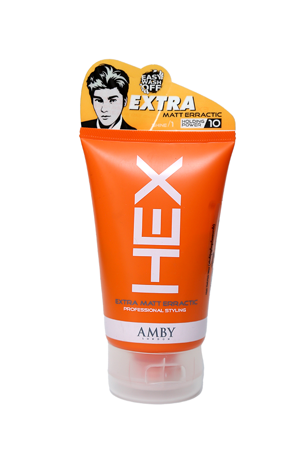 Amby London Hex Extra Matt Erractic Gel 100g - LifePlus