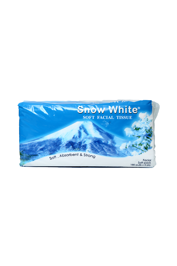 Snow White Soft Facial Tissue 180's - LifePlus