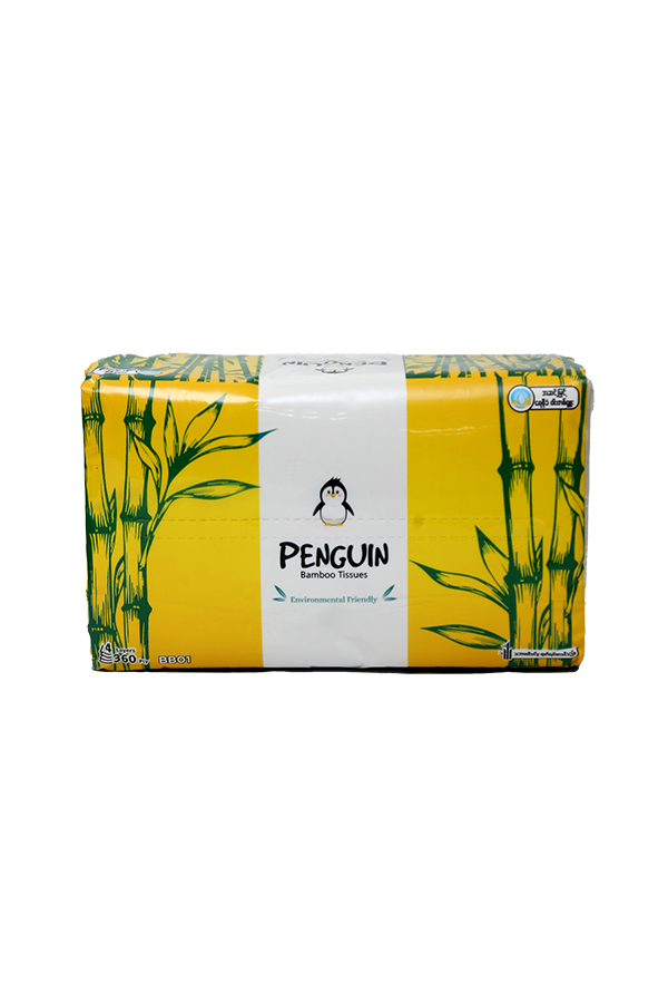 Penguin Facial Tissue 4 Ply # BB01 Refill ( 360's X 3 Pcs ) - LifePlus