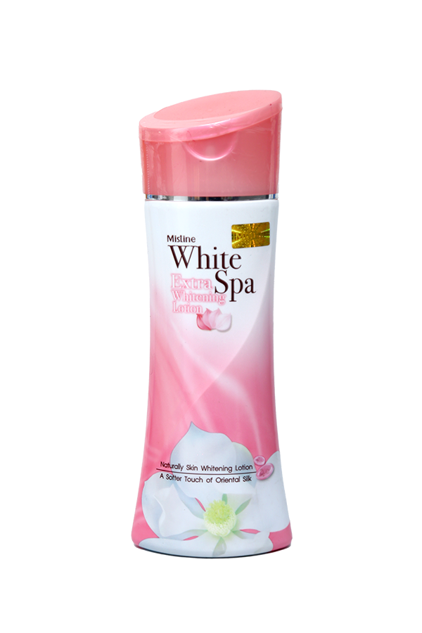 Mistine Body Lotion White Spa Extra Whitening 200ml - LifePlus