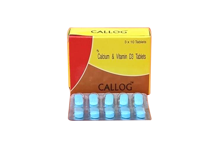 Callog Calcium& Vitamin D3 Tab 10's - LifePlus