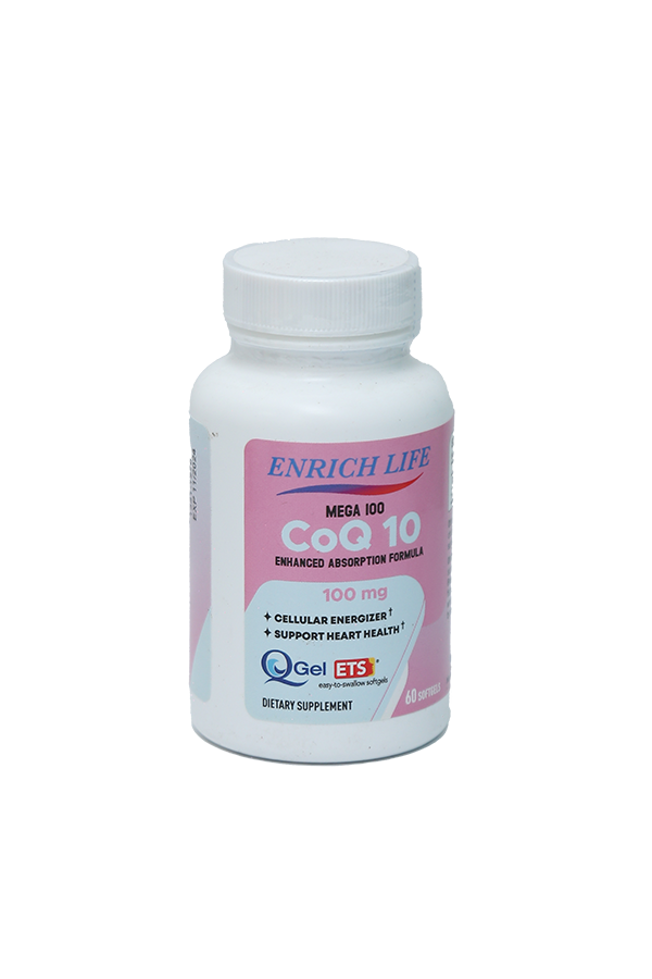 Enrich Life Mega 100 COQ10 100mg 60's - LifePlus
