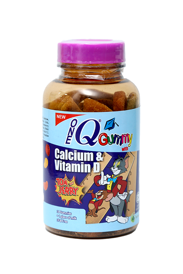 One Q Gummy Calcium & Vitamin D 120g - LifePlus